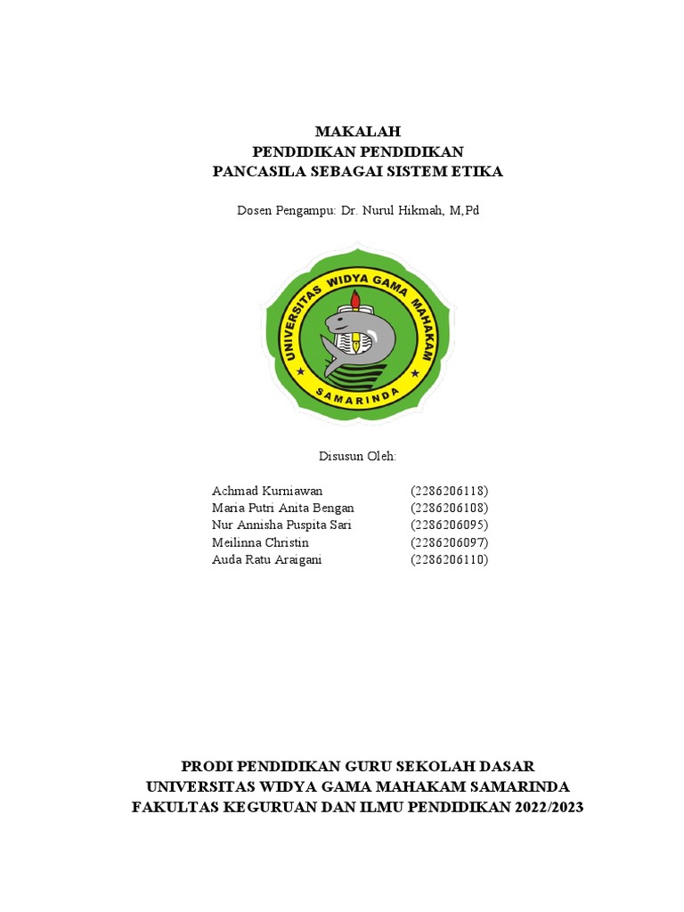 Makalah Pancasila Kelompok 5-1-1 | PDF
