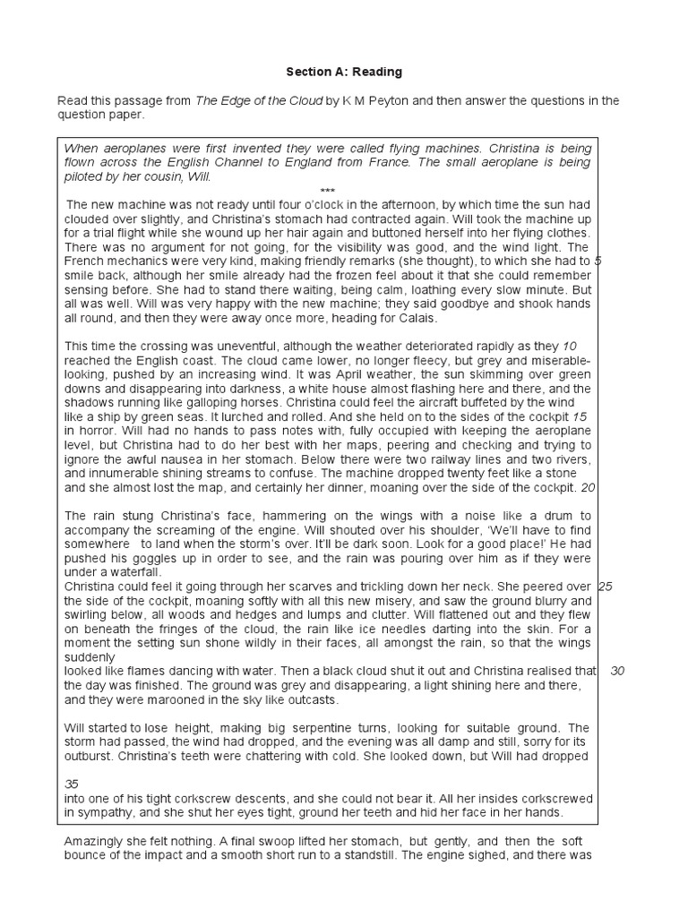 Paper 2 Reading | PDF