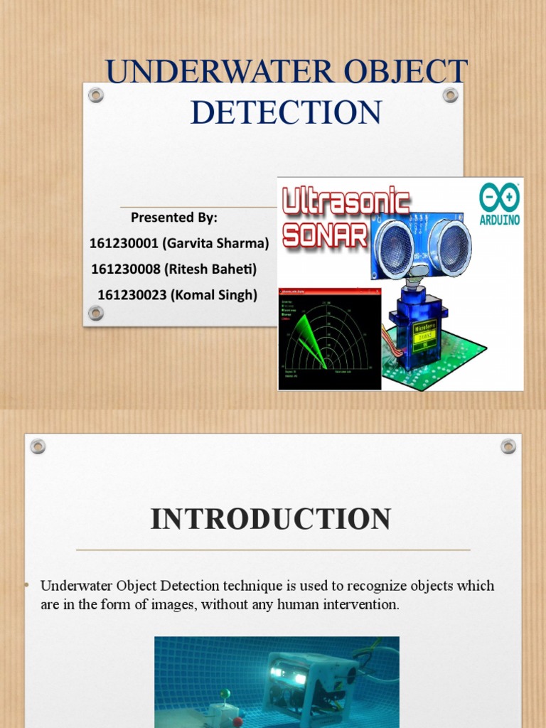 Underwater Object Detection | PDF | Servomechanism | Arduino