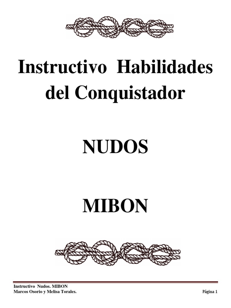 Manual de nudos básicos y sus usos | PDF