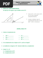 15.-Ejercicios Resueltos Angulos Complementarios Estudiar y Transcribir | PDF | Matemáticas ...