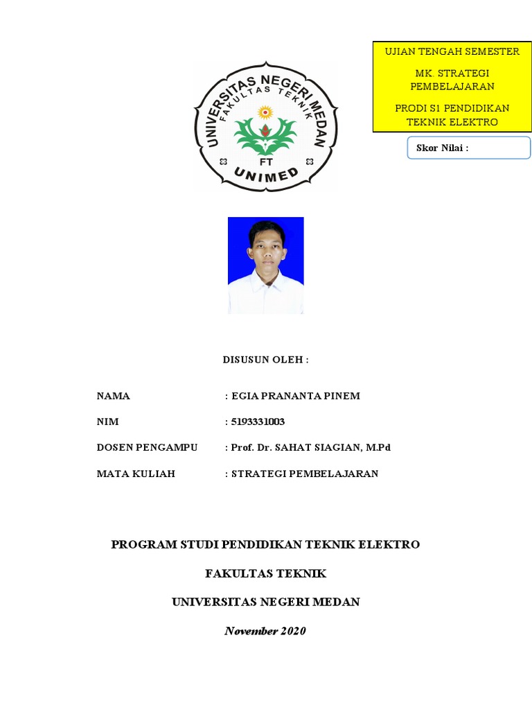 UTS Strategi Pembelajaran | PDF | Karier & Perkembangan