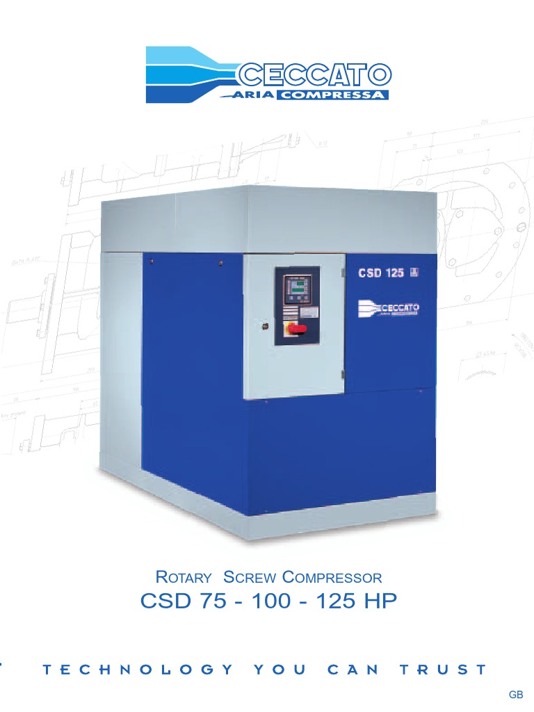 Ceccato CSD | PDF | Electric Motor | Pump