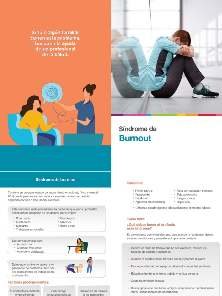 Folleto Sindrome de Burnout | PDF