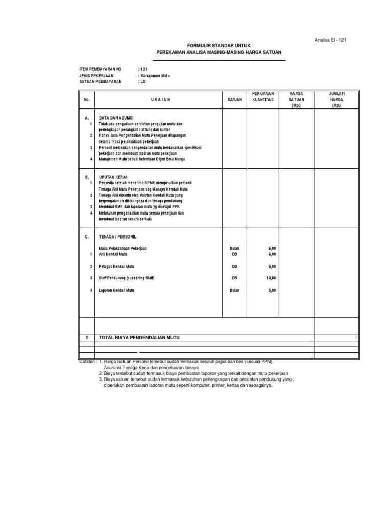 Manajemen Mutu Proyek Konstruksi | PDF