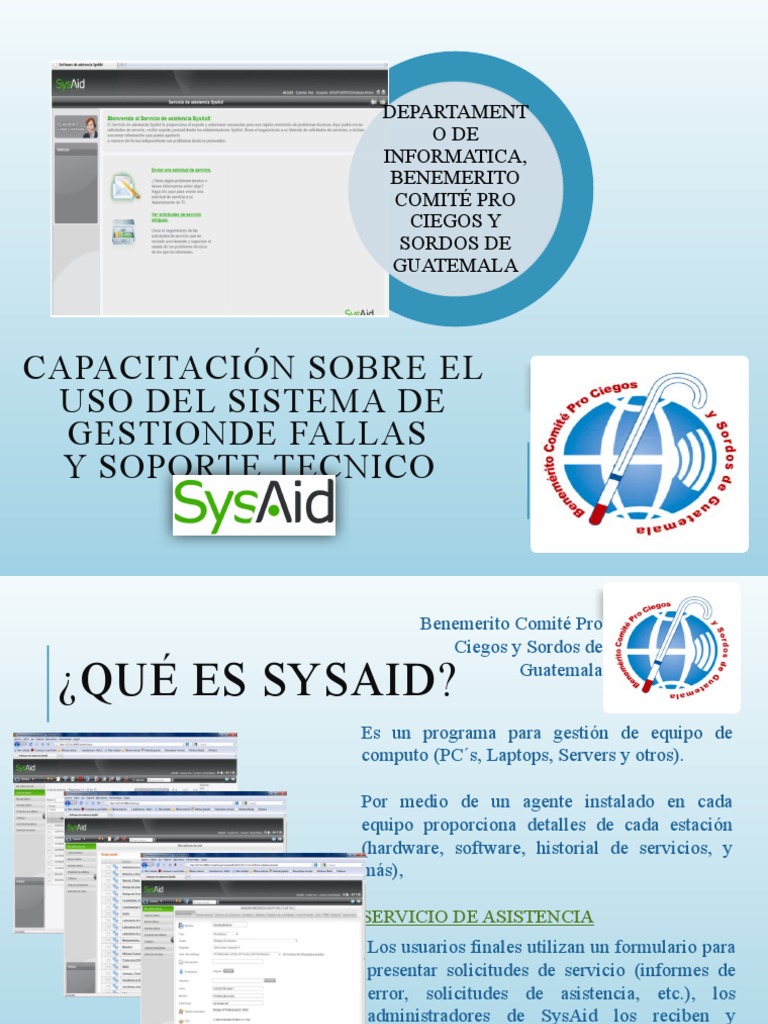Qué Es SysAid Sistema de Tickets | PDF
