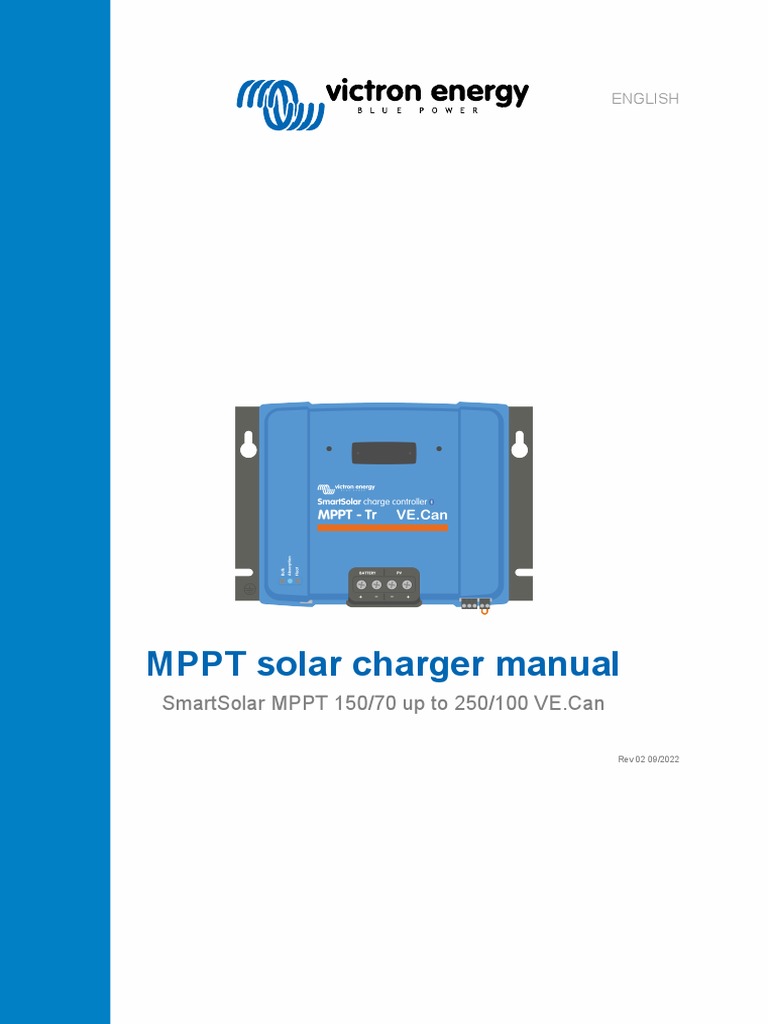 MPPT Solar Charger Manual-En | PDF | Battery Charger | Photovoltaics