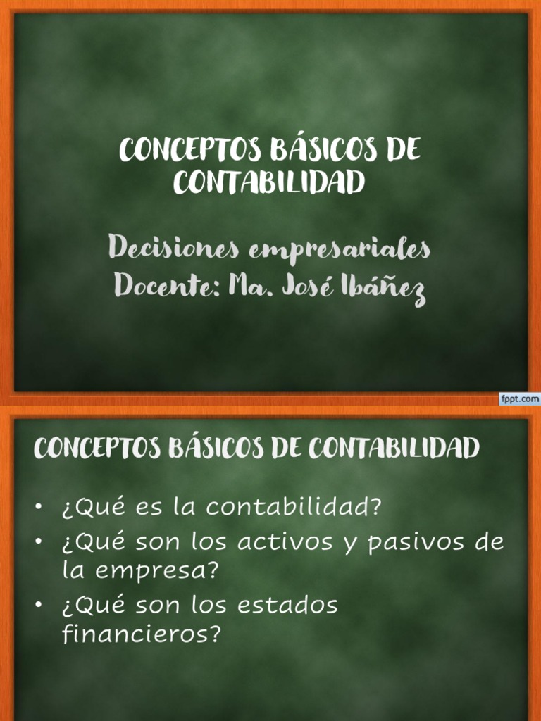 6 - Conceptos Basicos de Contabilidad | PDF | Contabilidad | Estado financiero