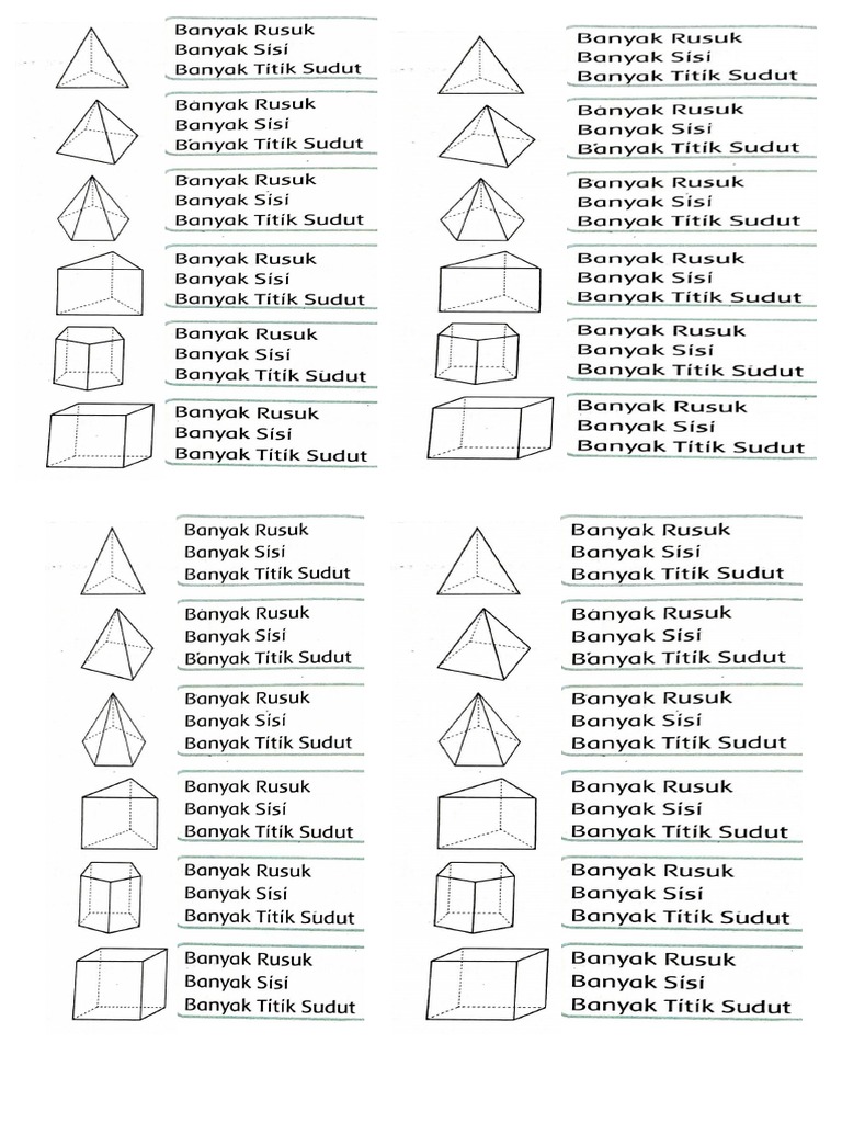 Bangun Ruang Kelas 2 | PDF