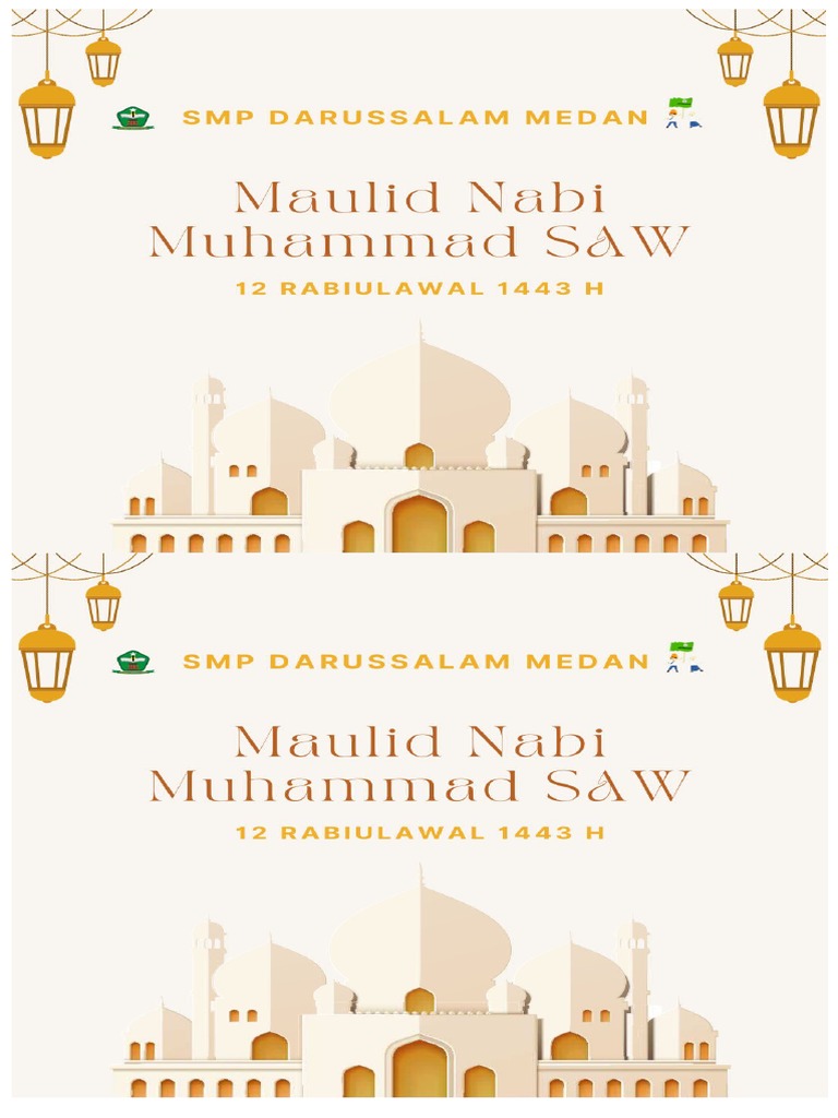 MC Card Maulid Nabi | PDF
