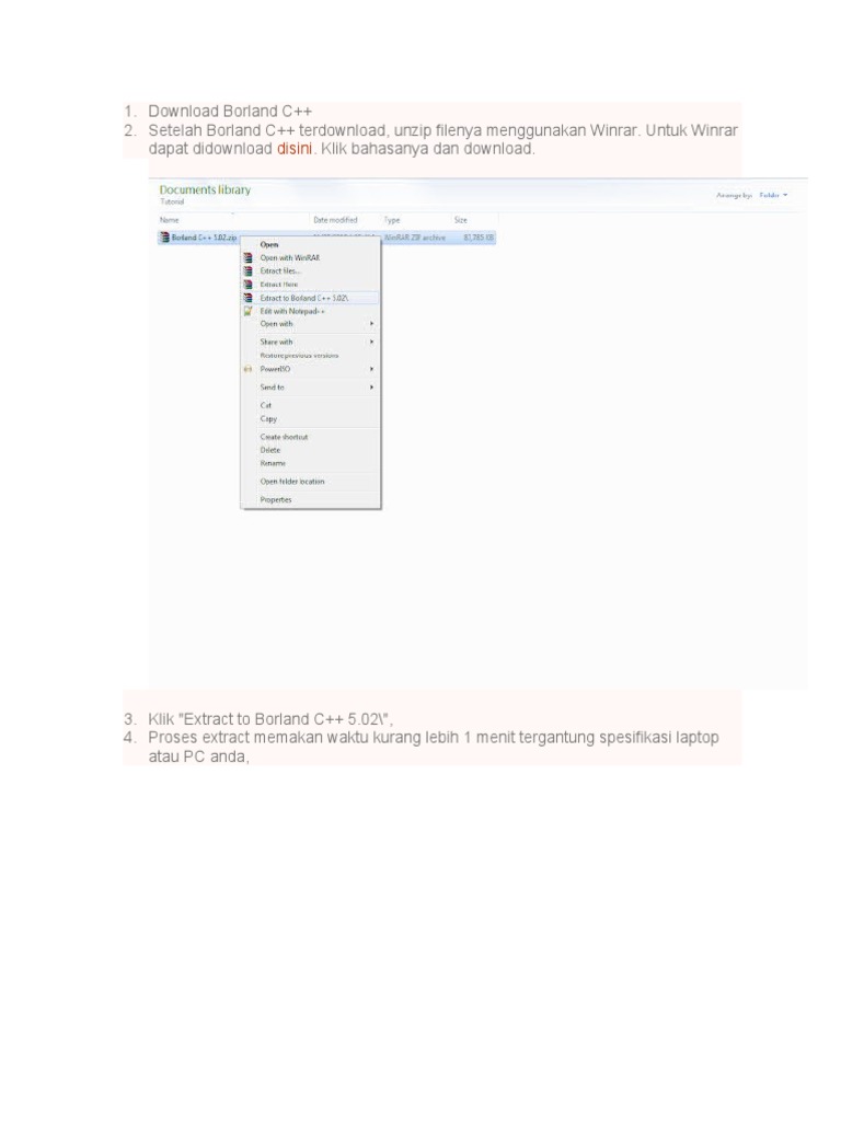 Borland C | PDF | Teknologi & Rekayasa