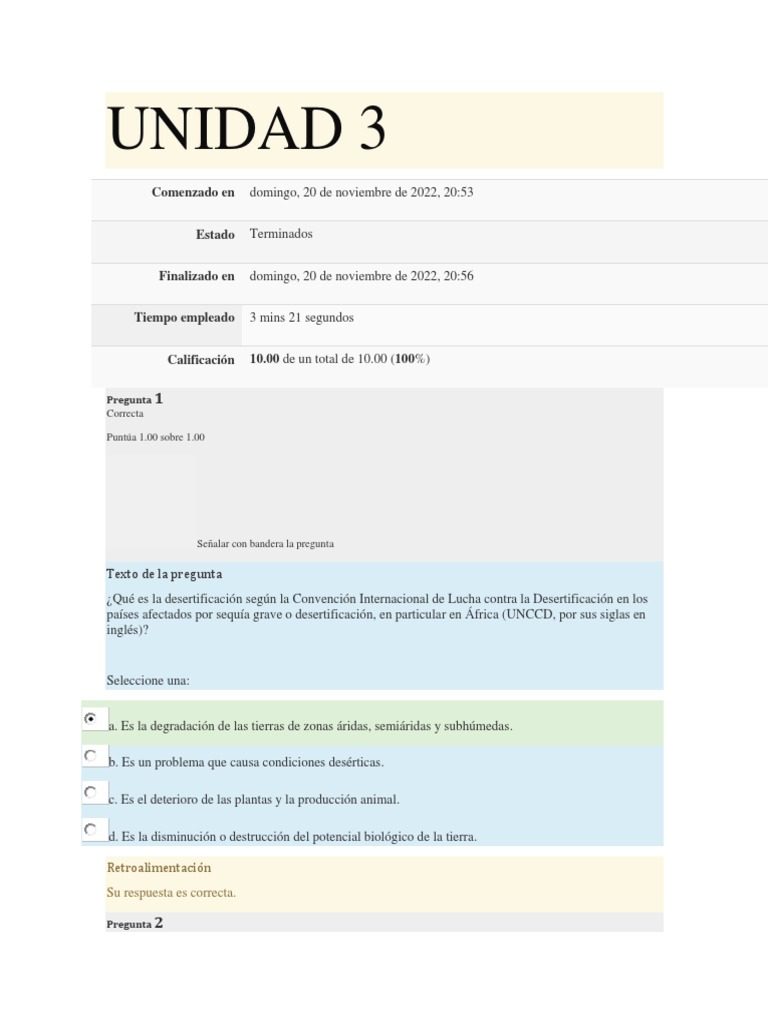 Derechos Humanos, Medio Ambiente y Sustentabilidad - Examen Actividad 3 | PDF | Agua ...