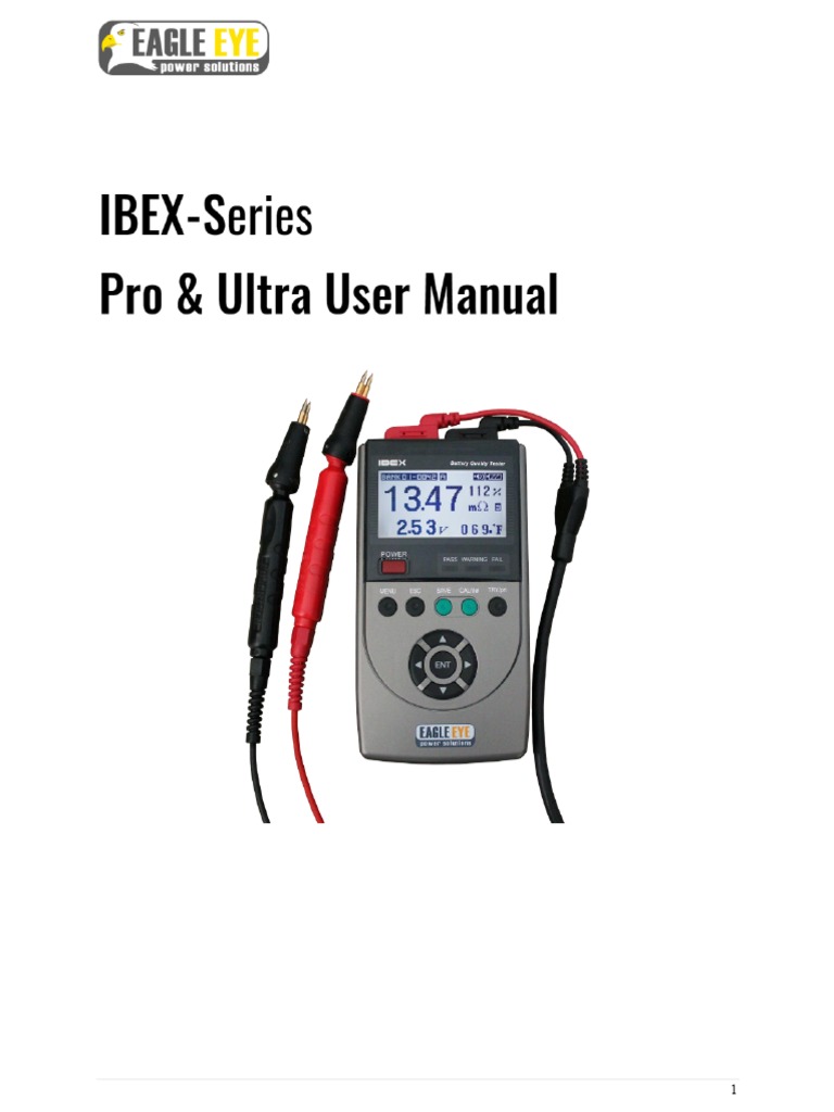 IBEX-Series Pro & Ultra User Manual - PDF | PDF