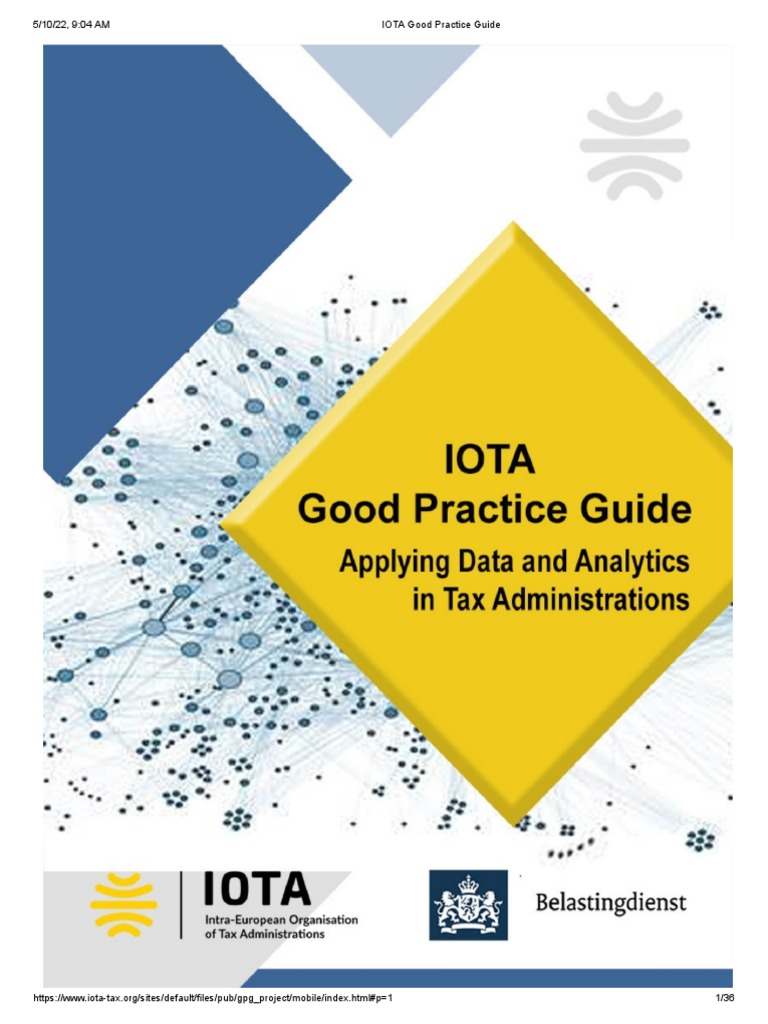 IOTA Good Practice Guide Data Analytics | PDF | Data Analysis | Information Management