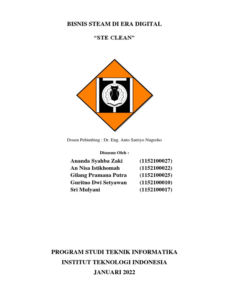 Proposal Bisnis Steam Di Era Digital | PDF