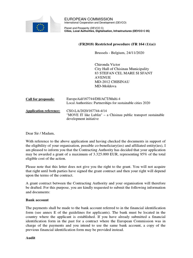 European Commission Letter Move It Like Lublin | PDF | Justice | Crime ...