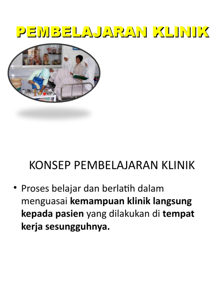 Pembelajaran Klinik Bidan | PDF | Karier & Perkembangan
