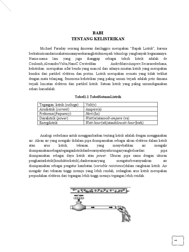 Bahan Ajar Keselamatan Ketenagalistrikan 1 | PDF Bahan Ajar Keselamatan Ketenagalistrikan 1 | PDF