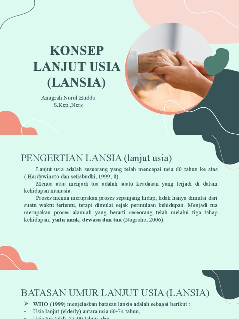 Konsep Lansia | PDF
