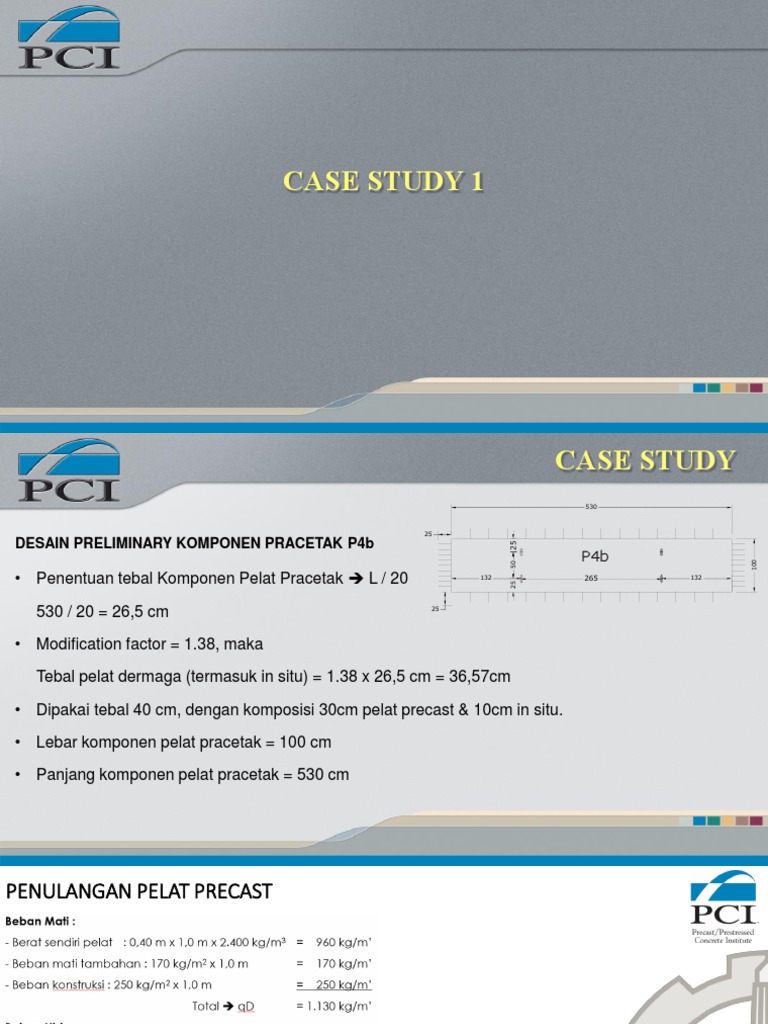 Precast 02-Slab Precast-Case01 | PDF
