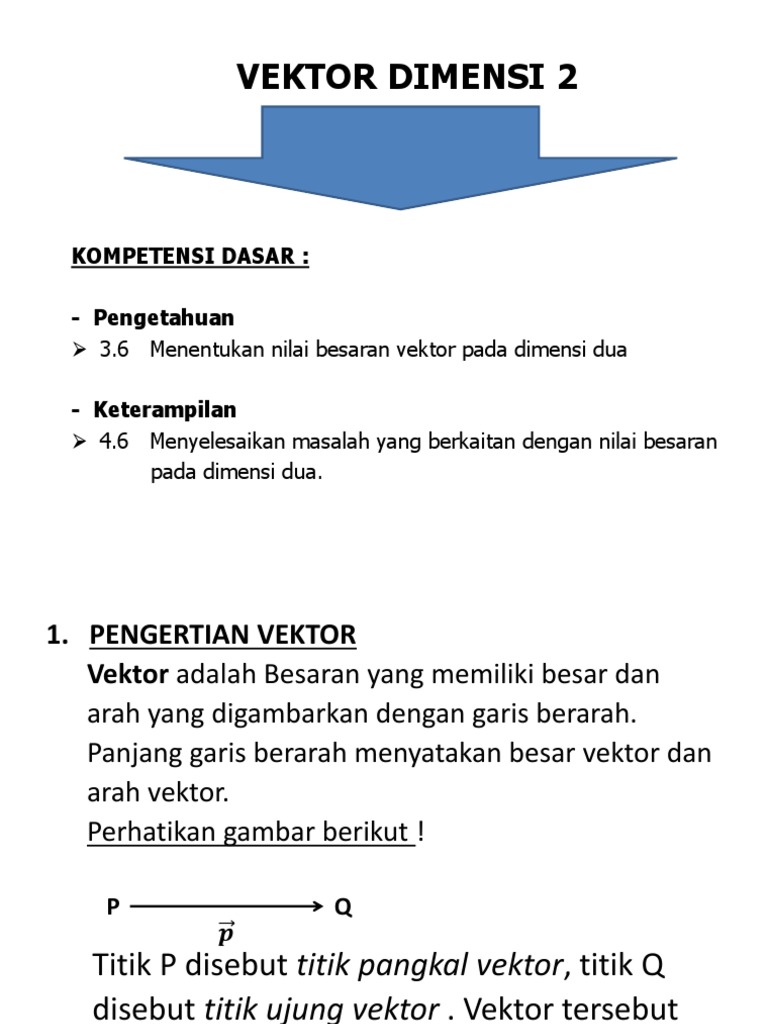 Vektor Dimensi Dua | PDF