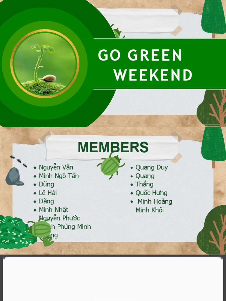 Go Green Weekend | PDF | Science & Mathematics | Technology & Engineering