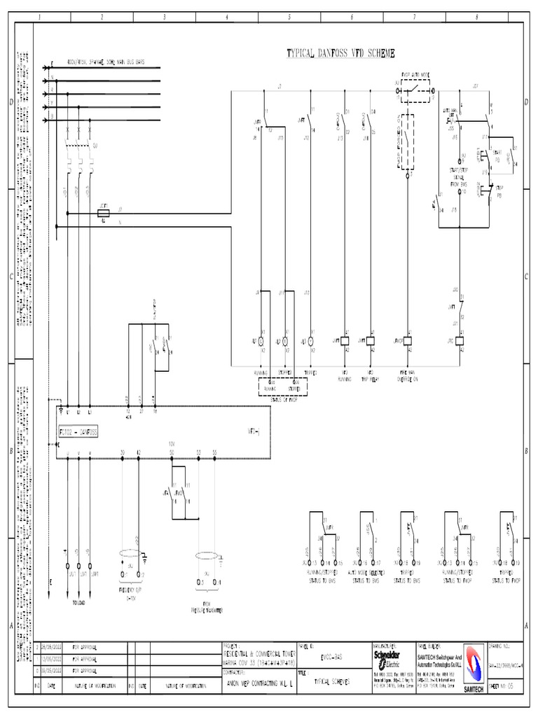 Danfoss VFD Scheme | PDF
