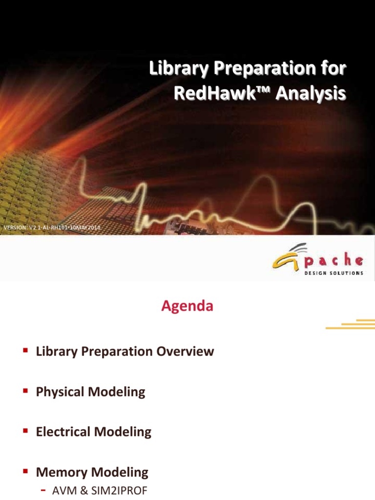 Lec3 Library Preparation For RH Analysis 0 | PDF | Spice | Electricity