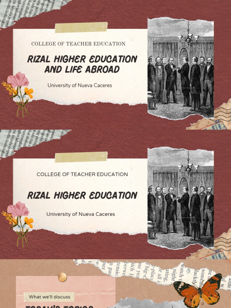 Rizal Higher Education Session 1 | PDF