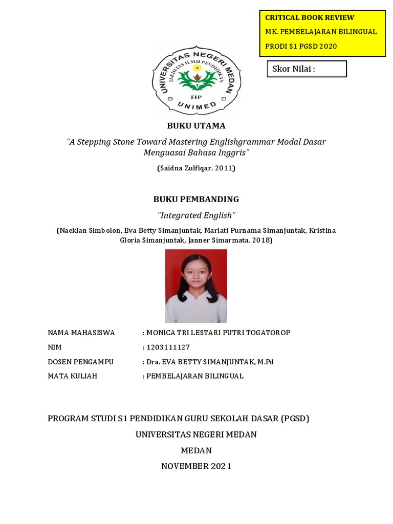 CBR - Bilingual - Monica Tri Lestari Putri Togatorop | PDF