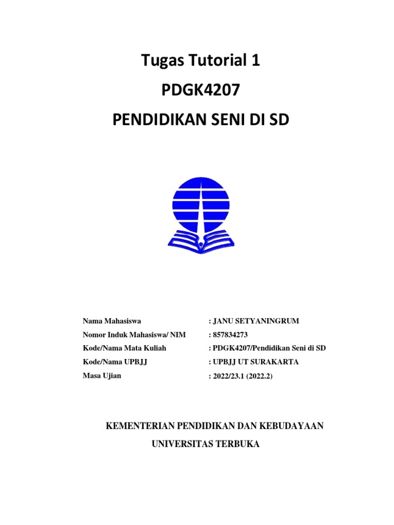 TT 1 - Pendidikan Seni Di SD - Janu-857834273 | PDF