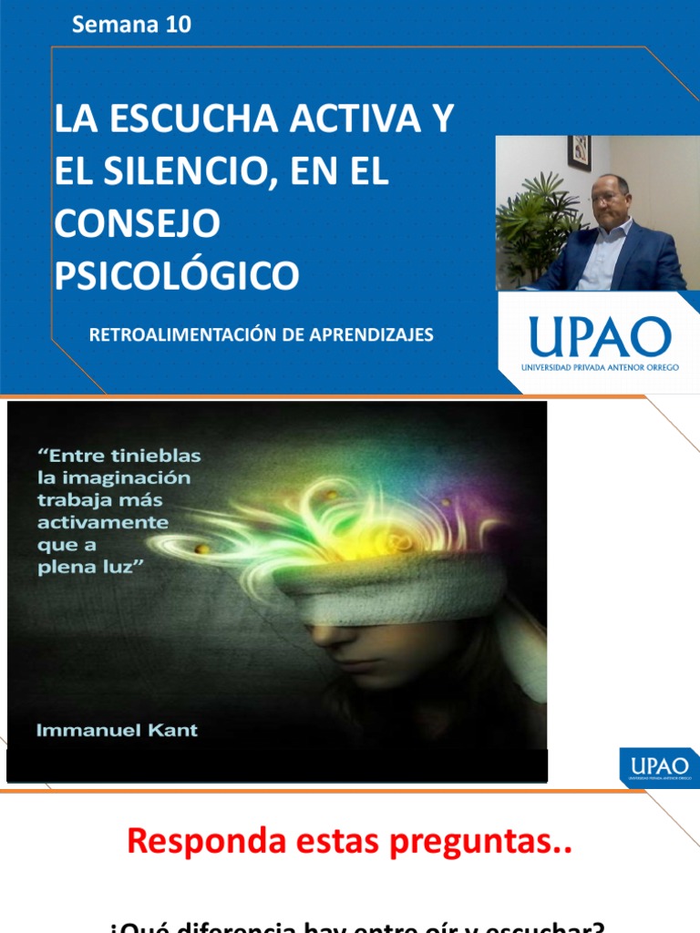 La Escucha Activa | PDF | Comunicación | Las emociones