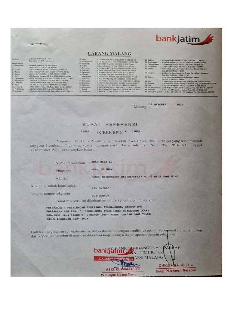 Permohonan Buku Cek 1 | PDF