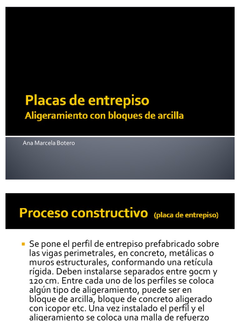 Placas de Entrepiso | PDF | Hormigón | Diseño arquitectonico