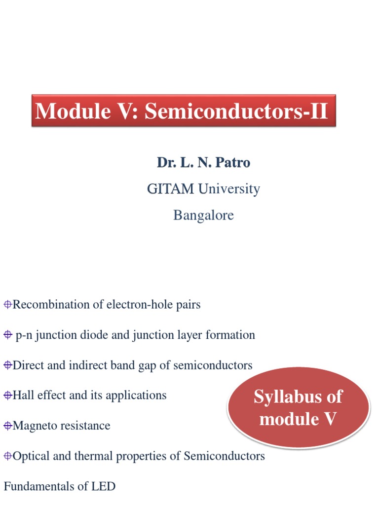 Semiconductor-Module V | PDF