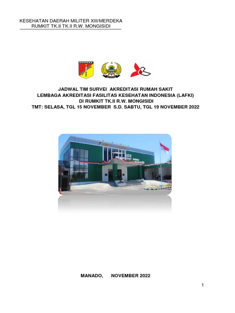 Rundown Survei Akreditasi Lafki | PDF