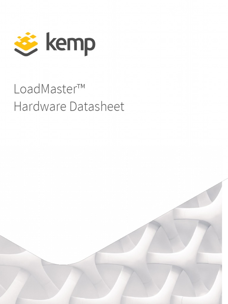Kemp Load Master | PDF | Transport Layer Security | Denial Of Service ...