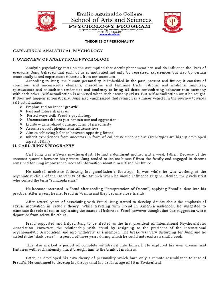 Exploring Carl Jung's Analytical Psychology Theory: A Summary of His ...