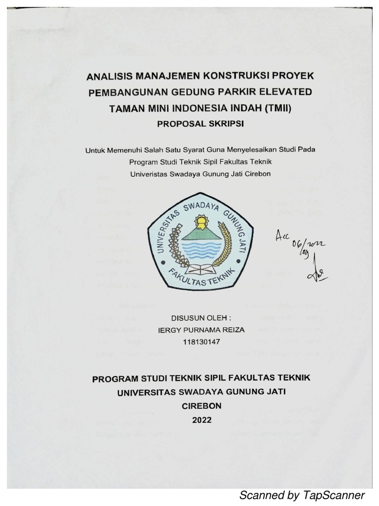 Proposal Acc | PDF | Seni
