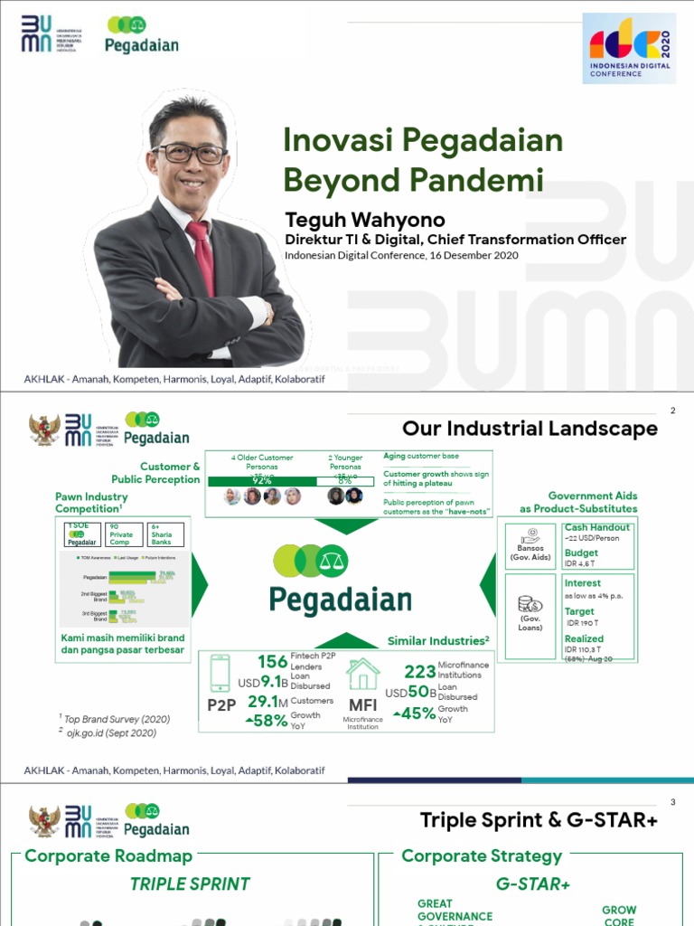 PT Pegadaian Indonesia Digital Conference 2020 | PDF
