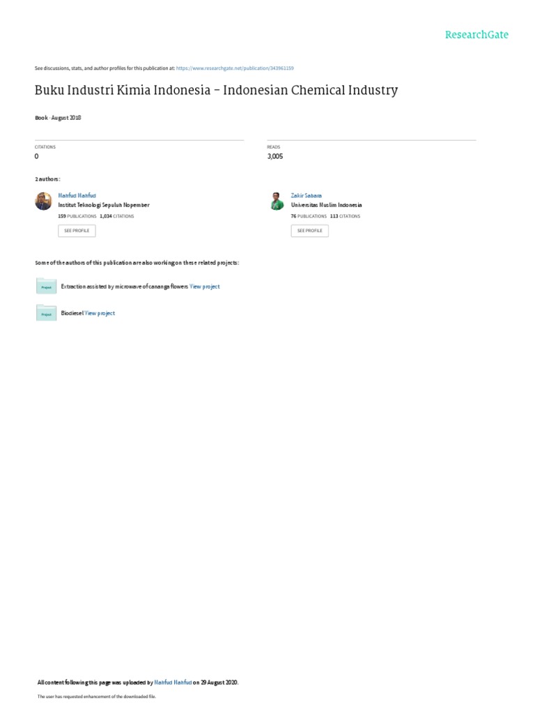BukuIndustriKimiaIndonesia Forshare | PDF