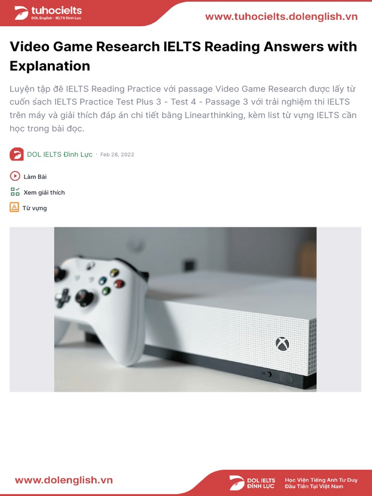 Video Game Research | PDF