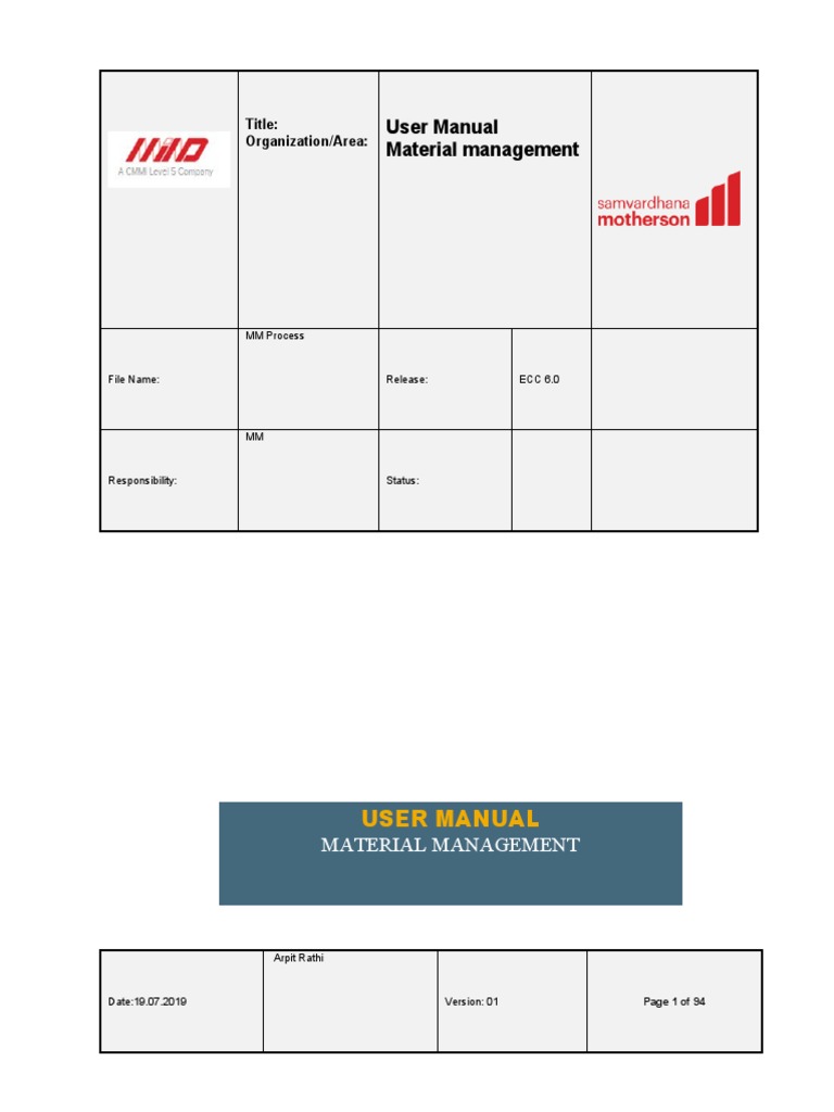 SMFM User Manual | PDF