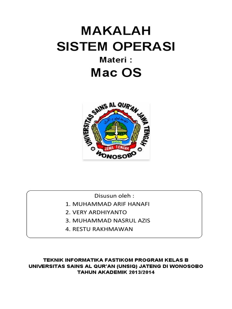 Makalah Sistem Operasi - EDIT | PDF