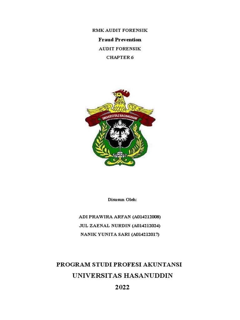 Kel-4 RMK-Mind Map Fraud Prevention | PDF