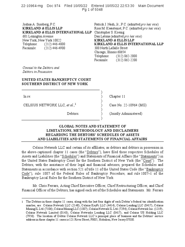 United States Bankruptcy Court Southern District of New York | PDF ...