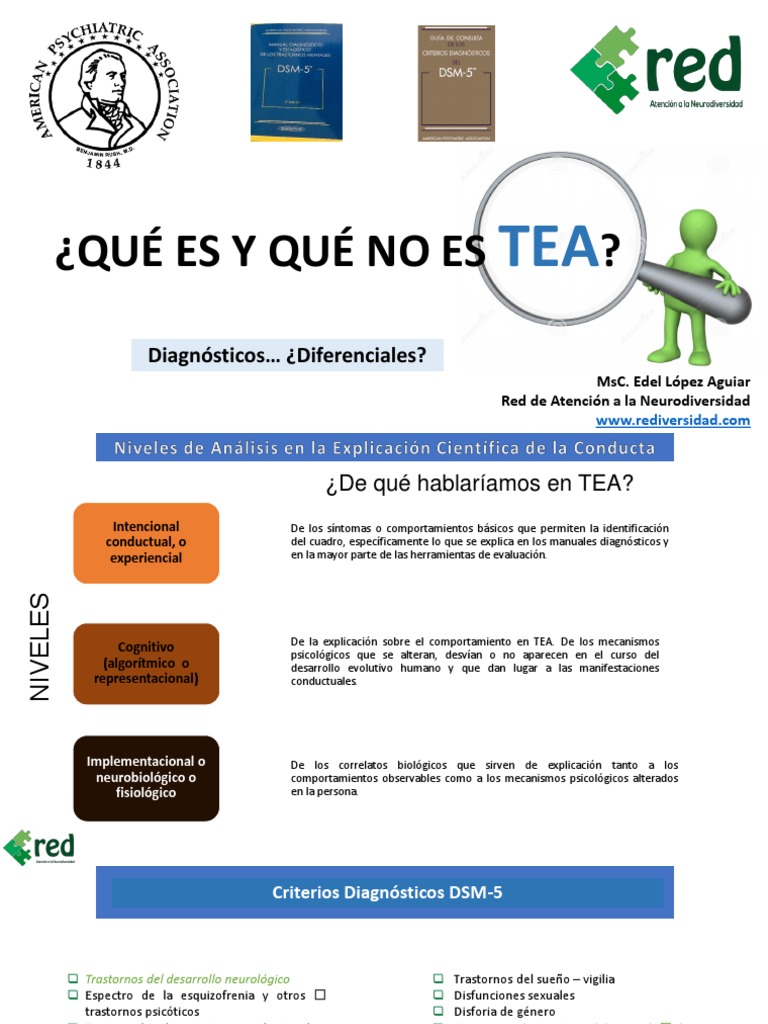 B. 2017 Qué Es y Que No Es TEA (Diagnosticos Diferenciales) Edel López ...