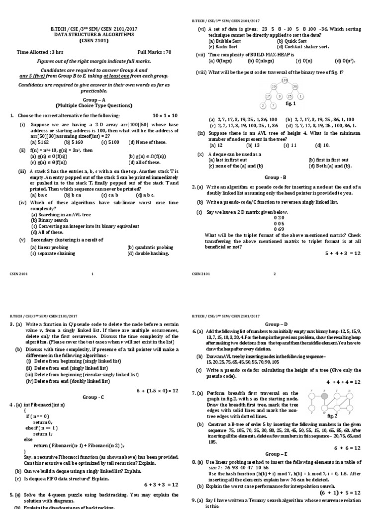 Csen 2101 | Download Free PDF | Time Complexity | Theoretical Computer Science