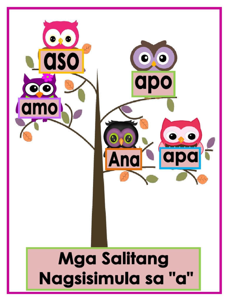 Owl Word Family | PDF