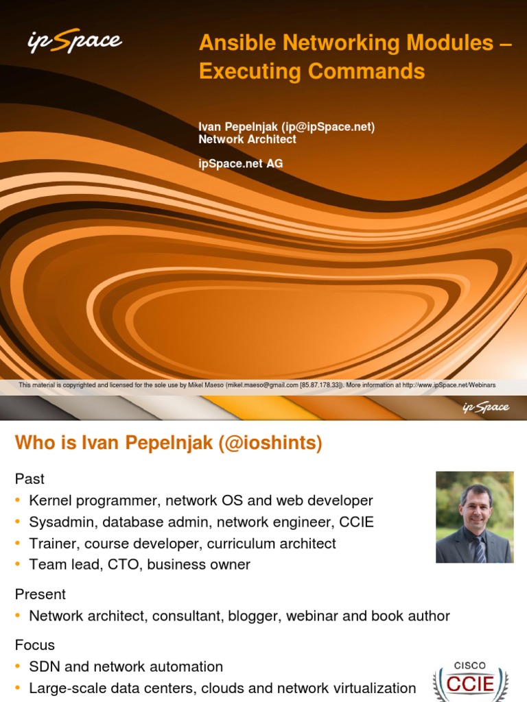 Ansible Networking Modules - Executing Commands | PDF